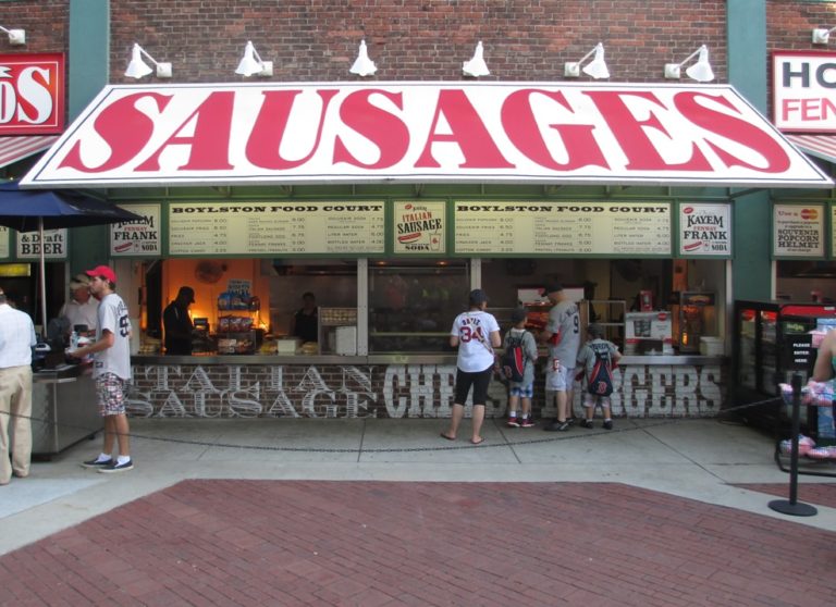 Fenway Park Food Menu 2026 - Boston Red Sox